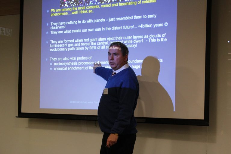 Hong Kong-based space expert Professor Quentin Parker welcomed the new ...